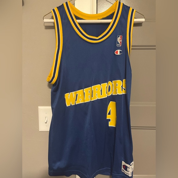Champion | Shirts | Vintage Rare Champion Chris Webber Warriors Jersey ...